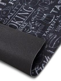 Hanse Home, Běhoun Cook & Clean 105731 Black White, 50x150, černá, černobílá, kuchyně