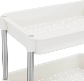 Kuchyňský vozík s 5 patry bílý 42x29x128 cm železo a ABS 336332