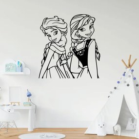Samolepka Ledové království Anna a Elsa