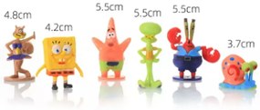 Akční figurky Spongebob (figurky, domečky) Varianta: A - 6 ks postaviček