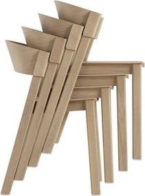 Muuto Židle Cover Side Chair, oak