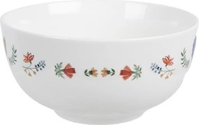 Miska s kohoutkem a slepičkou Chicken and Rooster - Ø 14*7 cm / 500 ml