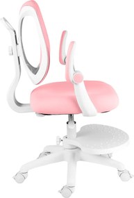 Dětská rostoucí židle Neoseat JUNI 022 — látka, pratelný potah, růžová