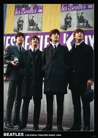 Plakát, Obraz - Beatles - Paris 1964, (59.4 x 84.1 cm)