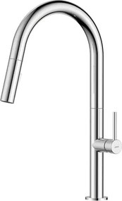 Novaservis Liquid dřezová baterie s vytahovací sprškou, 2 proudy chrom BLQ8