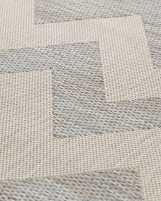 Koberec  Modern Chevron beige/ice blue 160x230 cm