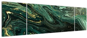 Obraz - Zelený mramor (170x50 cm)