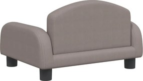 Dětská pohovka taupe 50 x 40 x 30 cm textil 3196372