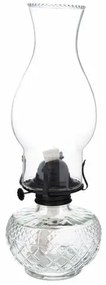 Skleněná petrolejová lampa Cursi,13 x 32,5 x 13 cm