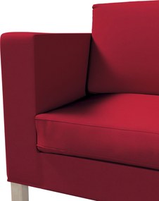 Potah na pohovku IKEA  Karlanda rozkládací, krátký barva červená látka pletený vzor
