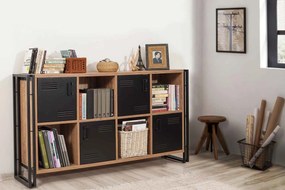 Designový regál Ilaria 164 cm borovice