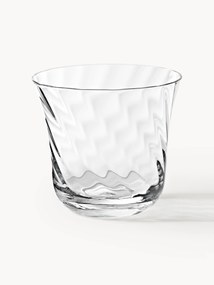 Sada ručně foukaných sklenic Swirl, 4 díly