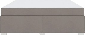 Rám postele Taupe 200 x 200 cm textil 3399212