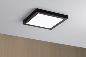 Paulmann 71026 Abia, stropní svítidlo, LED 22W 4000K, černá, 30x30cm