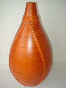Axin Trading s.r.o. Bambusová váza s ratanem OR
