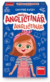 Dino Malý angličtinář - Chytré kvízy naučná společenská hra v krabici 11x18cm