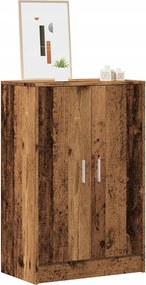 Fionshop 263026794 Botník old wood 60 x 35 x 92 cm kompozitní dřevo