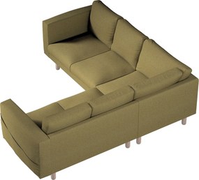Potah na pohovku IKEA Norsborg rohová 4-místná barva zelená látka pletený vzor