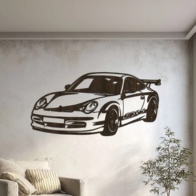 dřevo života Dřevěný obraz Porsche 911 GT3 RS Zvolte rozměr (cm): 60x29, Zvolte barvu dekoru: Wenge