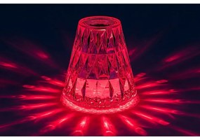 Rabalux 76004 stolní LED lampa Siggy, průhledná