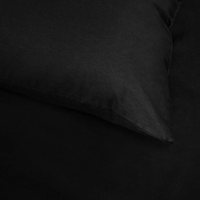 Saténové povlečení LUXURY COLLECTION černé - 1x 140/220, 1x 70/90cm