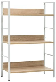 Knihovna se 3 policemi dub 60 x 27,6 x 90,5 cm kompozitní dřevo 288221