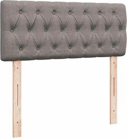 Box spring postel s matrací taupe 120x190 cm textil 3285838