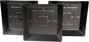 Lune Switch antracitová / Odpadkový koš / Tříděný odpad / 3x65 l / Lak