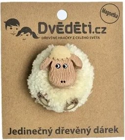 2Kids Toys Dřevěná magnetka velká pompon Ovce