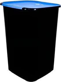 Belli e Forti odpadkový koš RECYCLING černý, modré víko / Odpadkový ko