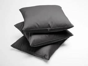 Biante Sametový povlak na polštář Velvet Premium SVP-017 Tmavě šedý 30 x 50 cm