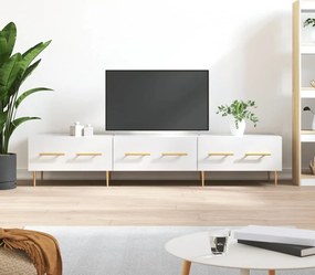 vidaXL TV skříňka 150 x 36 x 30 cm kompozitní dřevo [829146] Barva: bílá s vysokým leskem
