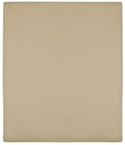 Jersey prostěradla 2 ks taupe 160x200 cm bavlna 136227