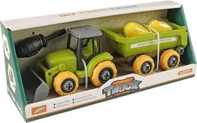 RAPPA Šroubovací traktor nakladač s vlečkou 27 cm / od 3 let
