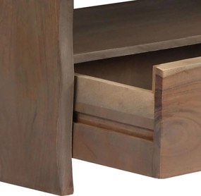 vidaXL Konferenční stolek dřevo akácie přírodní hrany 90x50x40 cm [246127] Barva: Šedá