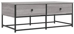 vidaXL Konferenční stolek šedý sonoma 100x51x40 cm kompozitní dřevo