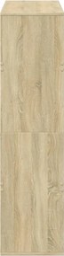 Dělicí stěna dub sonoma 100 x 33 x 125,5 cm kompozitní dřevo 3309521
