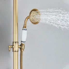 Nástěnný sprchový systém BSE1241 s více druhy proudu a keramickými prvky, více barevných provedení