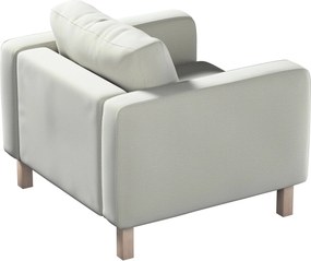 Potah na křeslo IKEA Karlstad, krátký barva zelená látka sametová