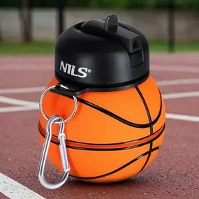 NILS Camp NC4104 550ml basketbal / Skládací silikonová láhev