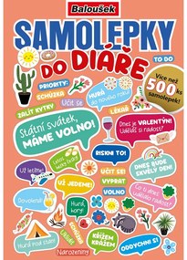 Baloušek - samolepkový sešit A5, Samolepky do diáře