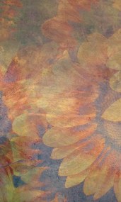 DIMEX | Vliesová fototapeta na zeď Abstrakt slunečnice MS-2-0383  | 150 x 250 cm | žlutá, oranžová