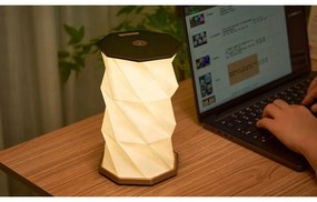 Černá světelná dekorace na USB ø 12 cm Twist Hexagon – Gingko