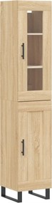 Skříň highboard dub sonoma 34,5 x 34 x 180 cm kompozitní dřevo 3199516