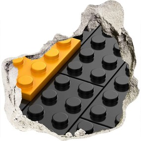 Wallmuralia Fototapeta díra na zeď 3D Lego 75x75 cm