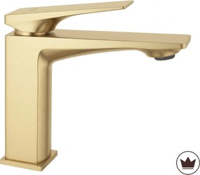 Rea Prime Premium, umyvadlová baterie h-150, zlatá matná, REA-B6775