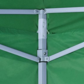 Zelený rozkládací party stan 3 x 3 m se 4 stěnami - Default Title