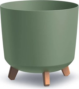 PRO Květináč GRACIA TUBUS 29,8cm zemitě zelený