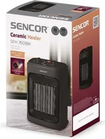 SENCOR SFH 7601BK černá / Keramické topidlo / 900-1300-2000W / 3 úrovn
