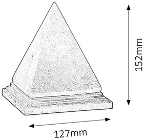 Rabalux 4096 Vesuvius Solná lampa